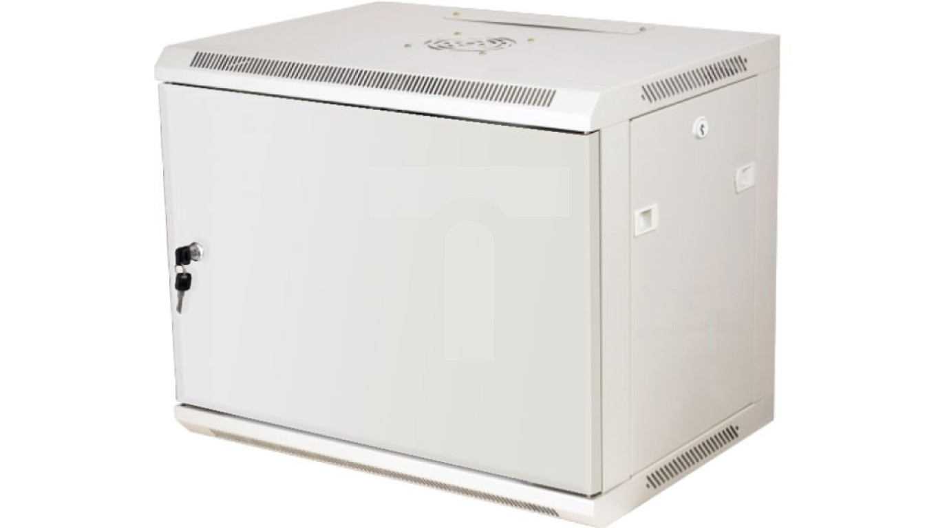 Szafka rack wisząca 19 18U 600x450, niedzielona, drzwi jednoskrzydłowe ...