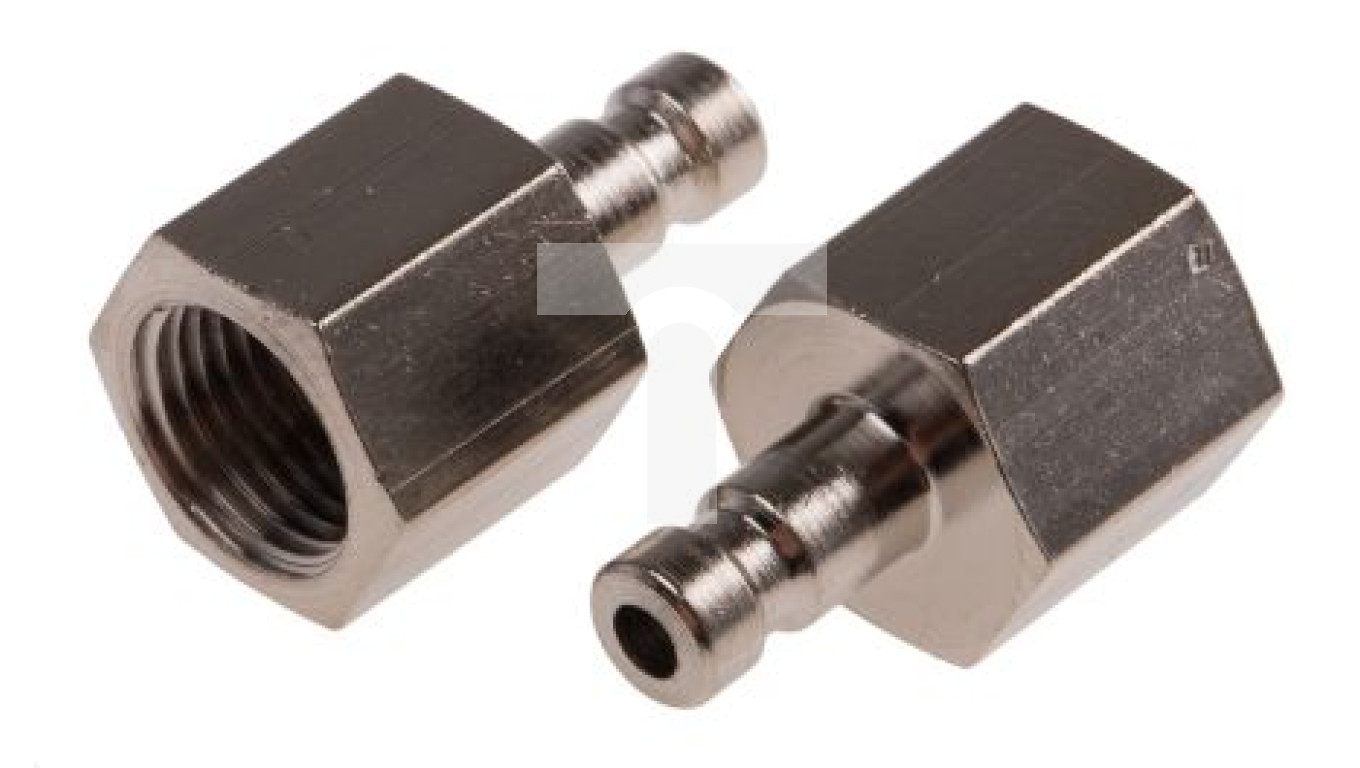 Szybkozłączka pneumatyczna, materiał Mosiądz, złącze G 1/8 żeńskie, RS ...