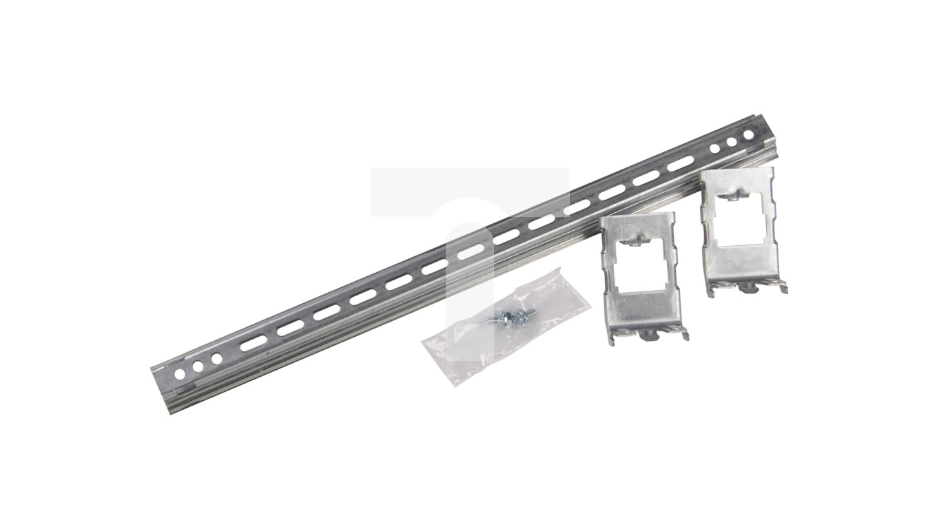 Szyna montażowa 35x15x600mm stal TH35 + zaczepy 24m regulowane 020201 ...