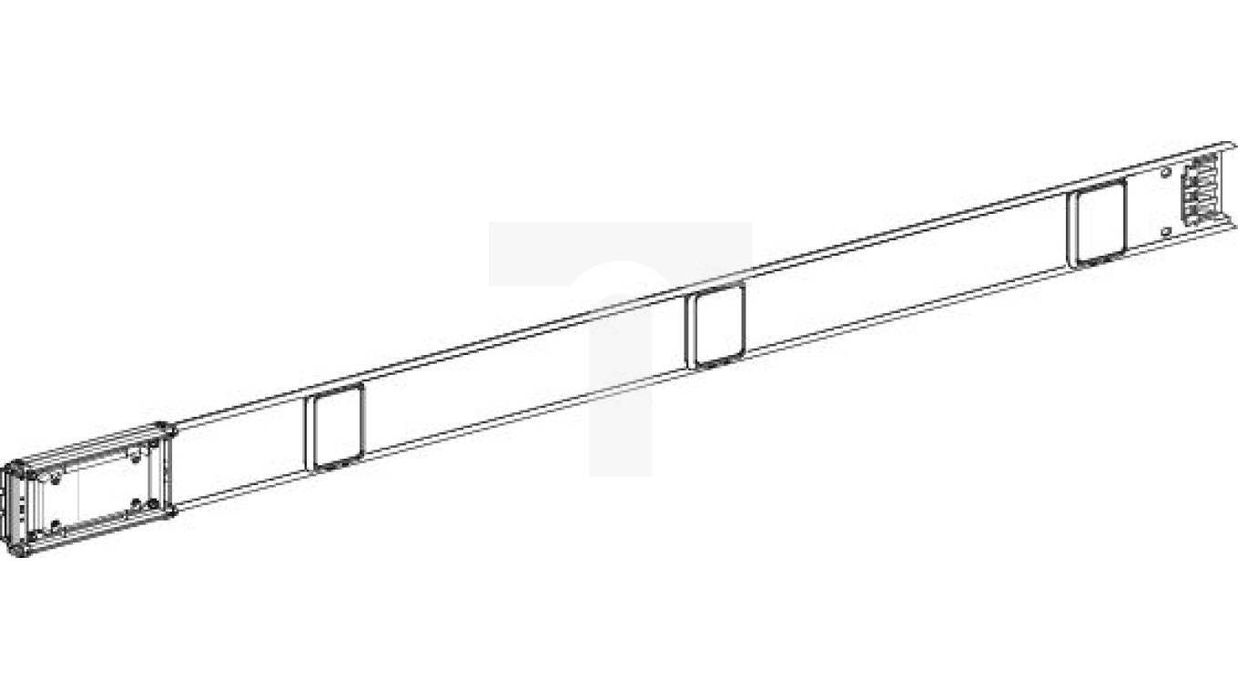 Szynoprzewód element prosty 40A 3m 3 odpływy KNA40ED4303 – Schneider ...