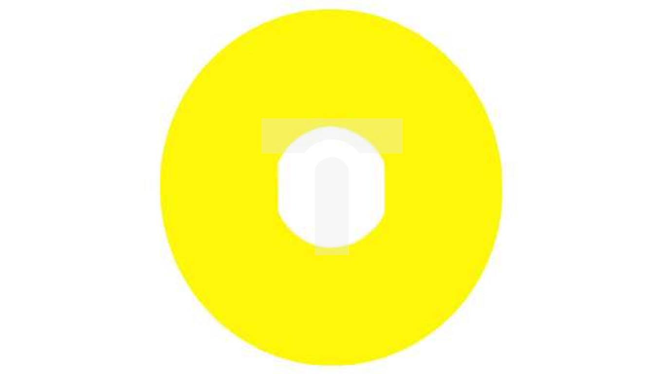 Tabliczka opisowa żółta okrągła fi60 bez opisu ZBY9101 – Schneider | TIM SA