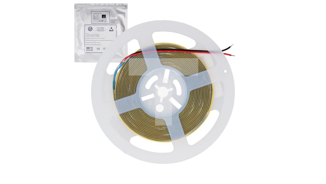 Taśma 480x LED COB 2835 W/mb biała neutralna IP20 12V op=5m – EURO LED ...