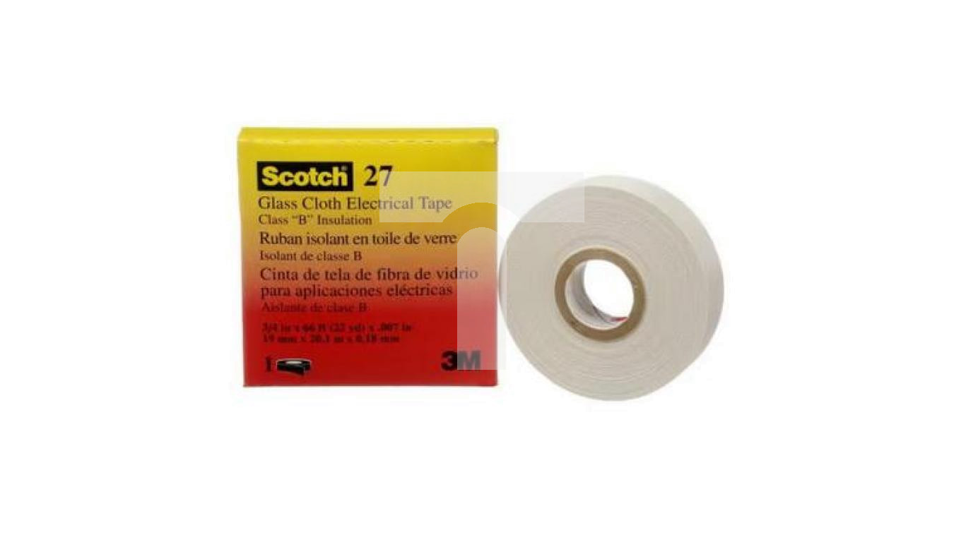 Taśma Scotch 27 z włókna szklanego o wysokiej temp. pracy 12x20 ...