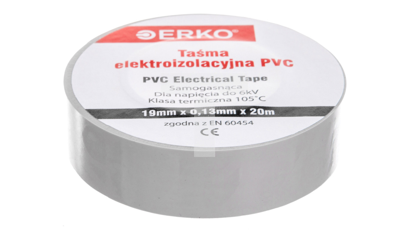 Taśma izolacyjna 19/20 szara TPVC_19-20-SZARA – Erko | TIM SA