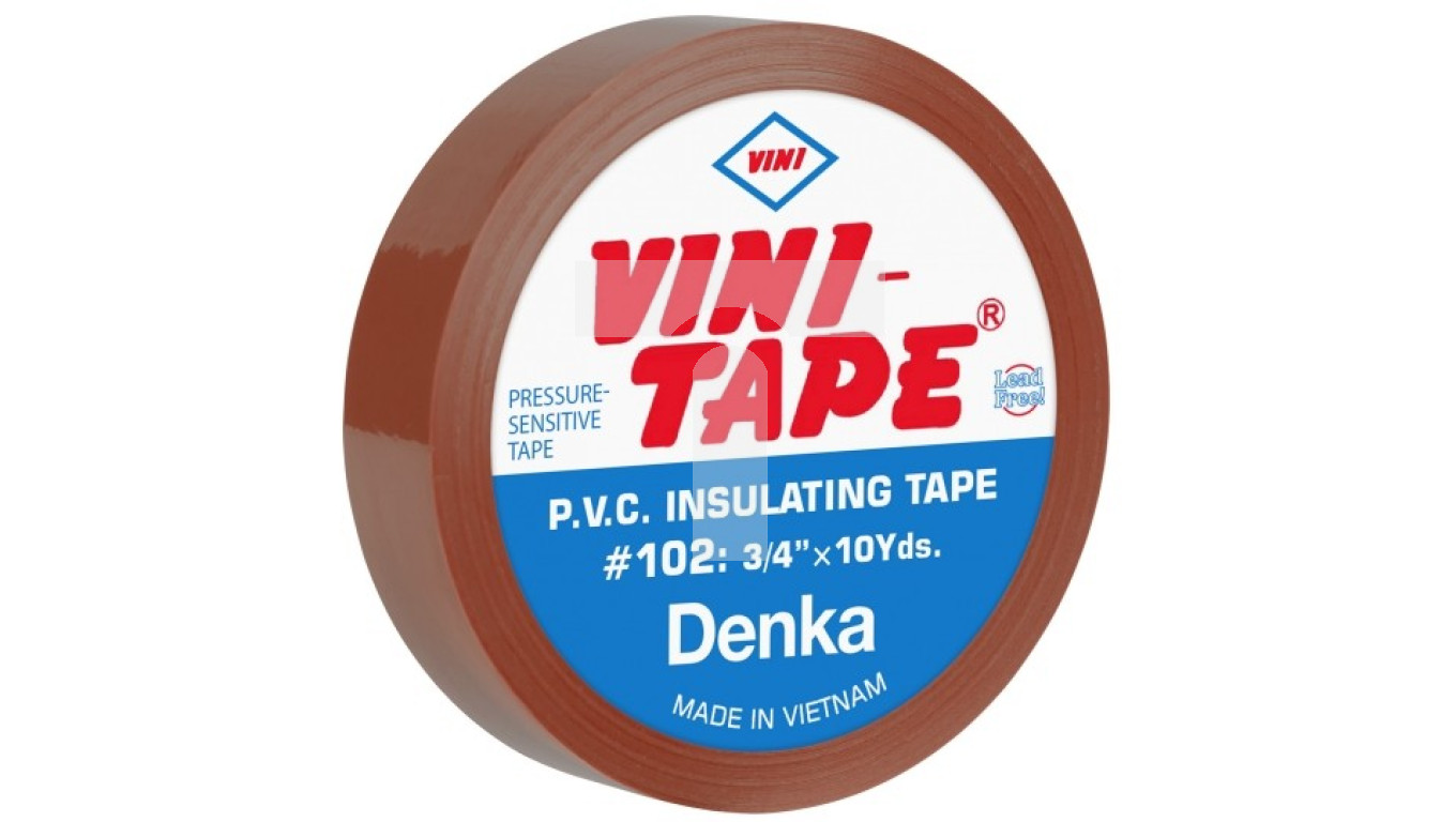 Taśma izolacyjna VINI-TAPE 19mm/10m brązowa WINYLOWA DENKA – Denka ...