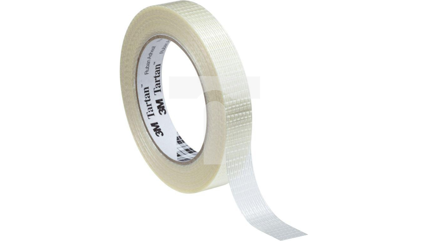 Taśma wzmacniana włóknem Tartan™ 8954, jasnobrązowa, 25 mm x 50 m, 0. ...