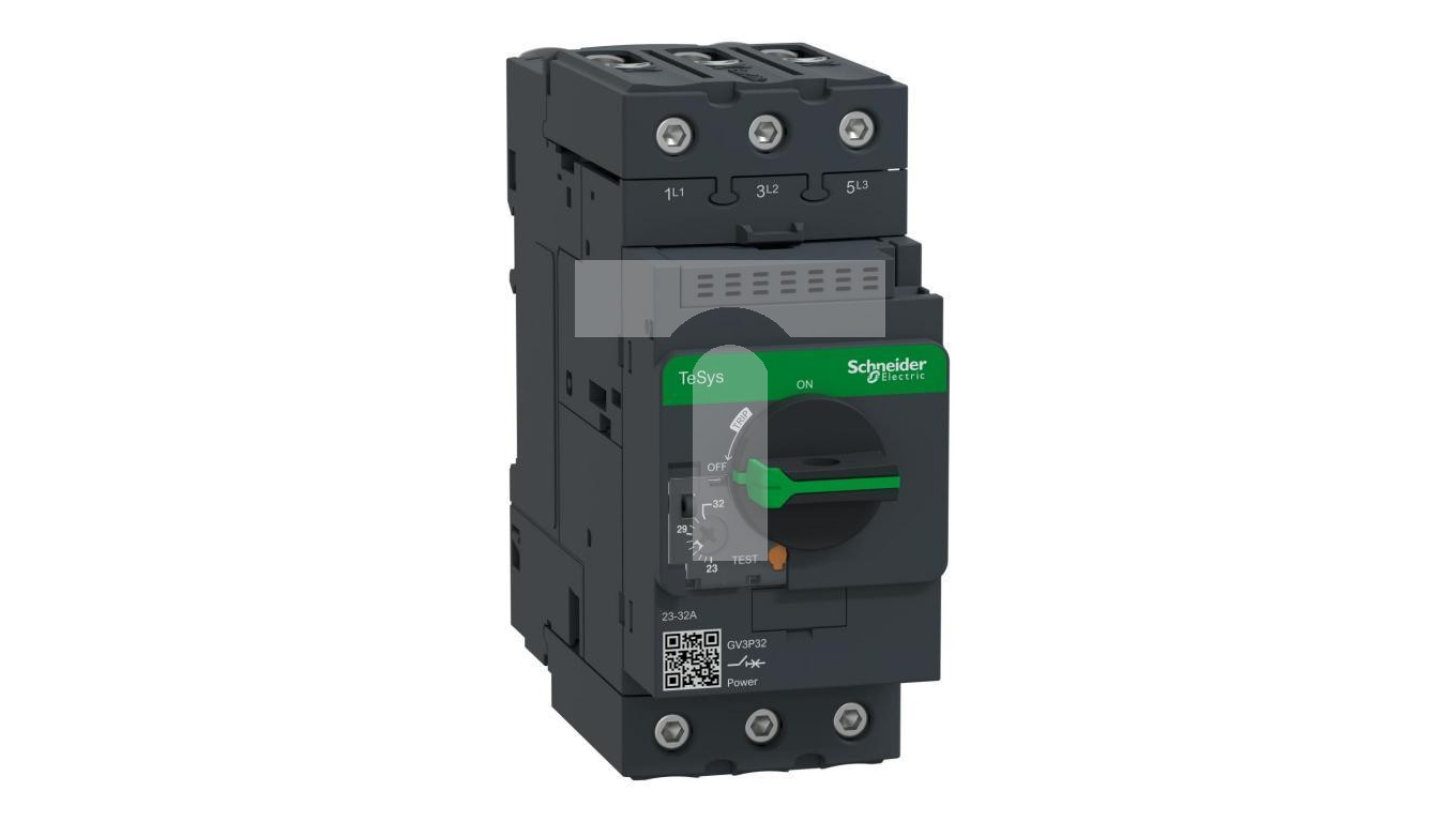 TeSys Deca Wyłącznik silnikowy 3P 15kW 23-32A (EVK) GV3P32 – Schneider ...