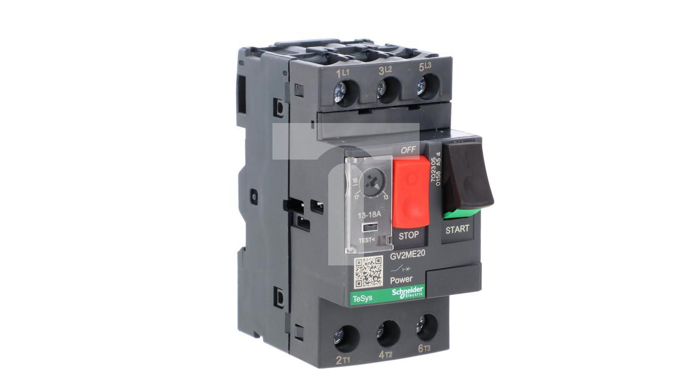 TeSys Deca Wyłącznik silnikowy 3P 7,5kW 13-18A GV2ME20 – Schneider | TIM SA