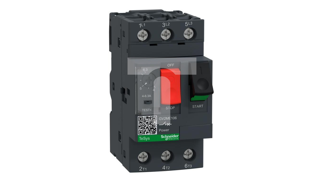 TeSys Deca Wyłącznik silnikowy GV2ME 4-6,3A zaciski śrubowe GV2ME106 ...