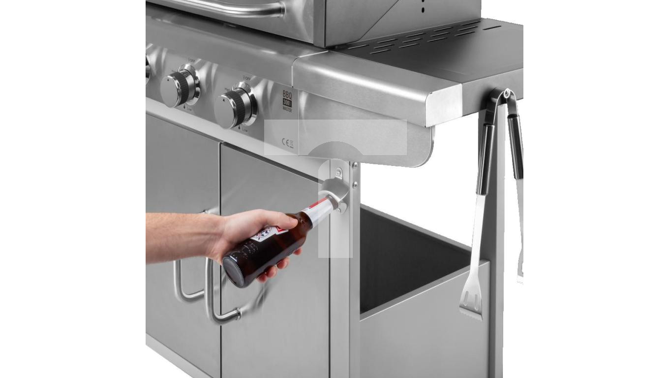 Teesa BBQ 3001 Master Grill gazowy 3 palniki miejsce na butl