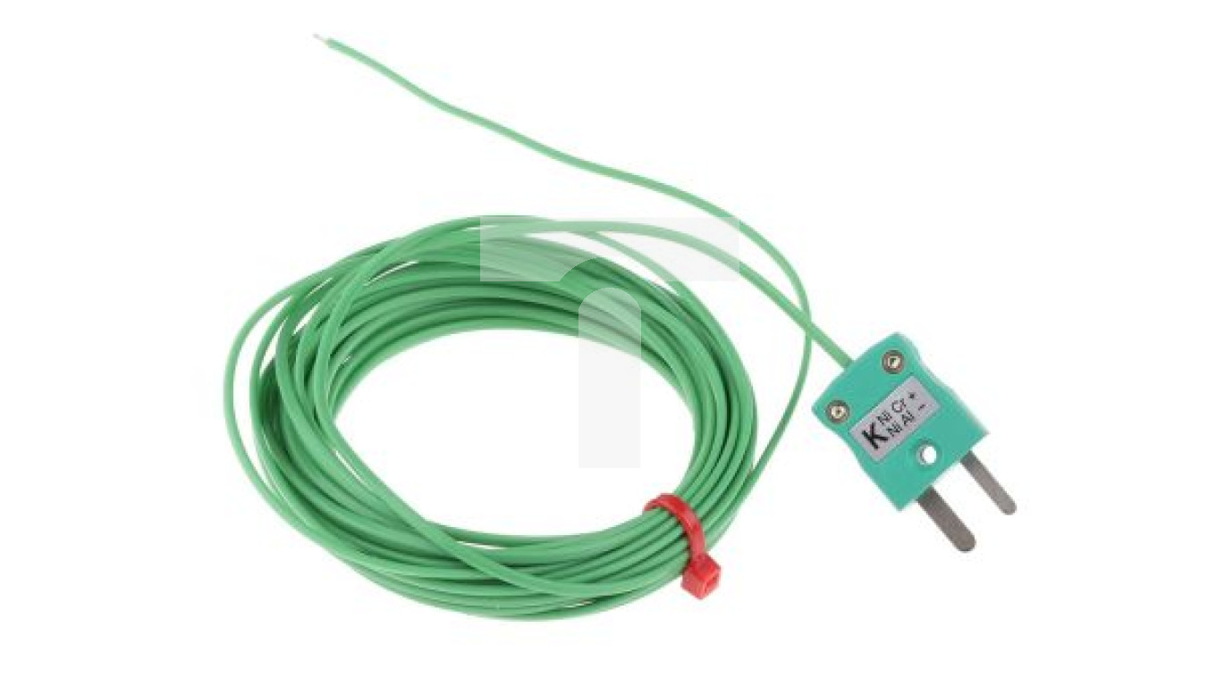 Termopara typ K do +250C 5m kabel 5m, Teflon PFA EN 60584-3:2008, IEC ...