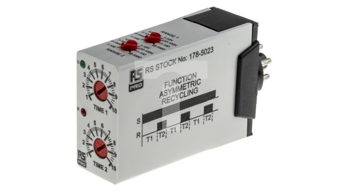 Timer Relay 1 funkcyjny DPDT DPDT 12 → 240V ac/dc – RS COMPONENTS | TIM SA