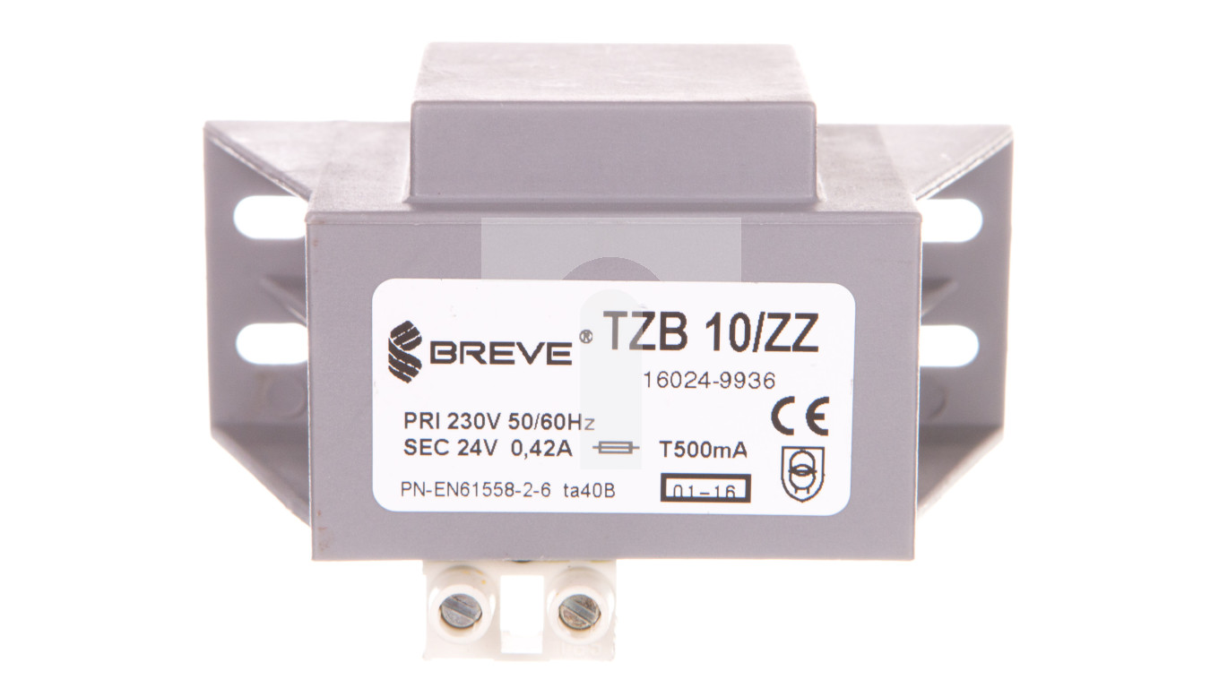 Transformator 1-fazowy żywiczny TZB 10/ZZ 230/24V 16024-9936 – BREVE | TIM SA