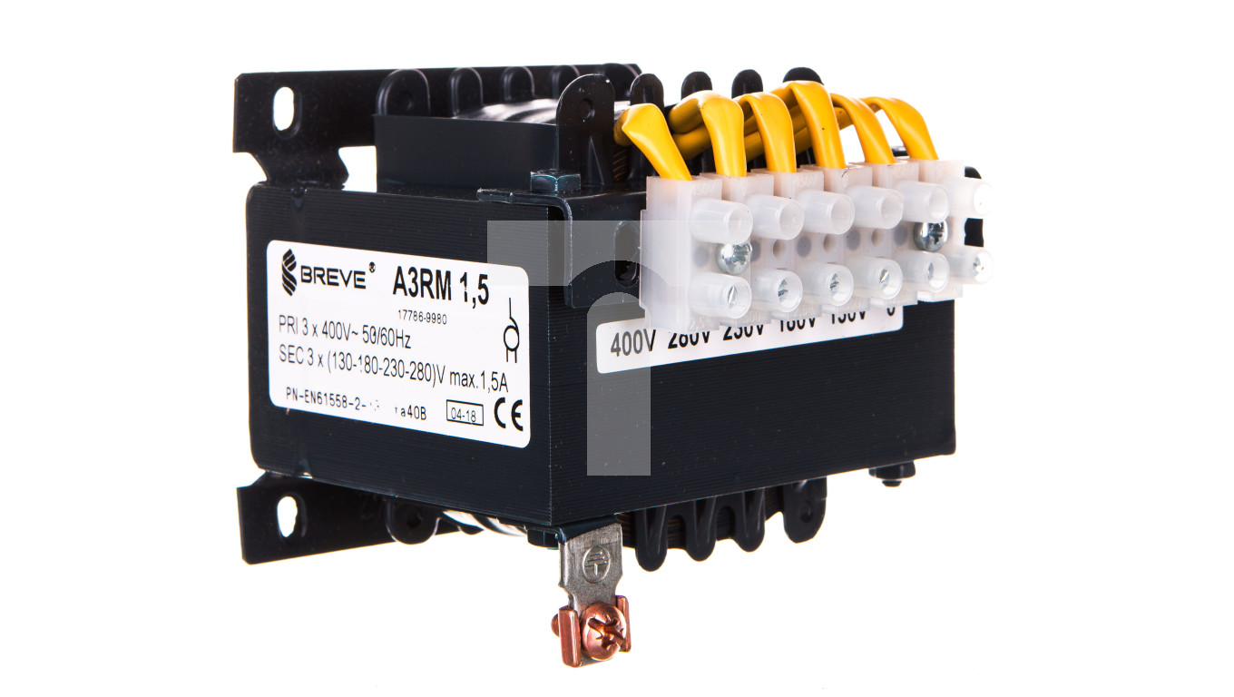 Transformator 3-fazowy do regulacji prędkości 1,5A (400-280-230-180 ...