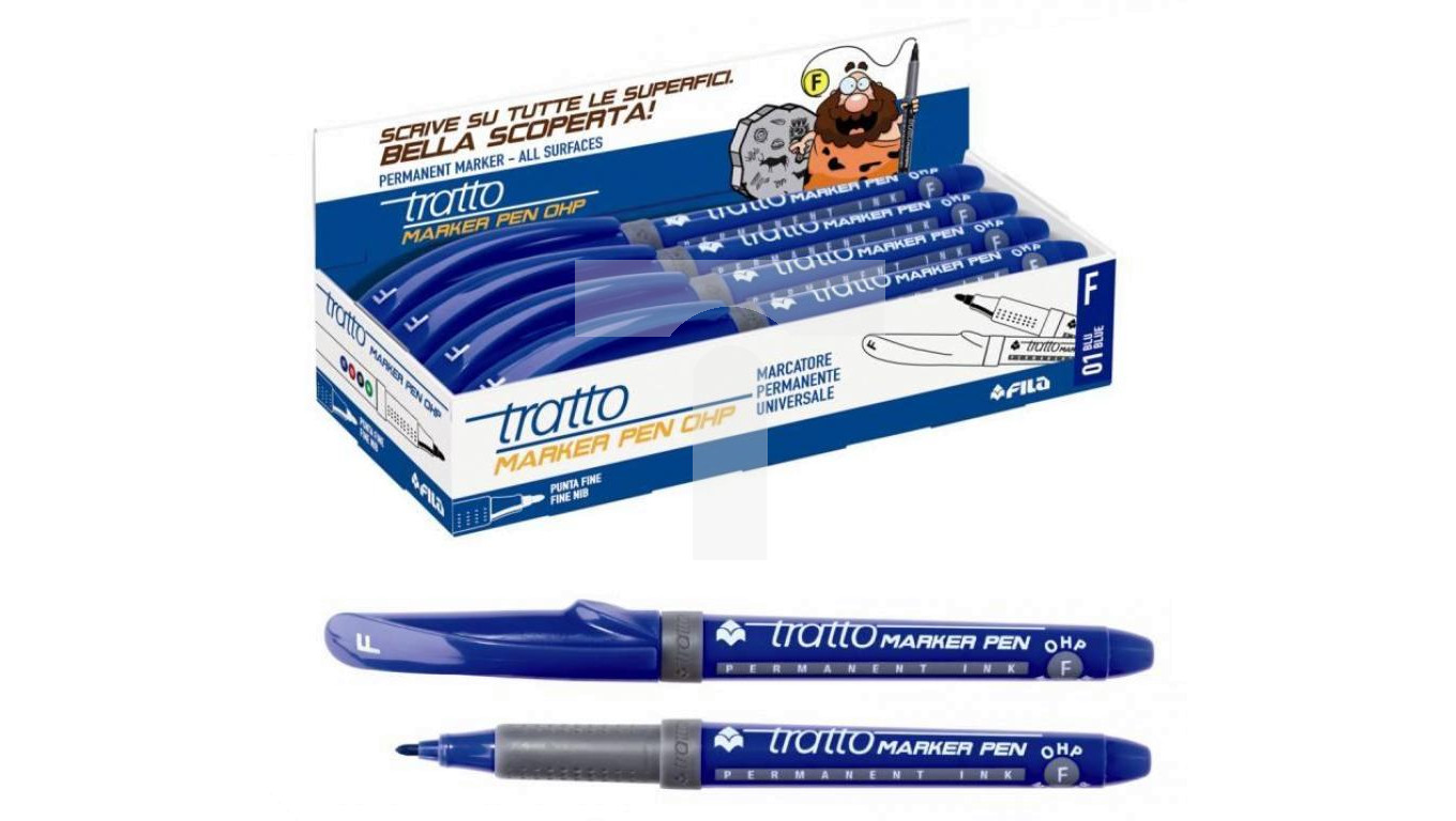 Tratto - Marker permanentny F-2,2 mm Niebieski / 806801 – LYRA | TIM SA