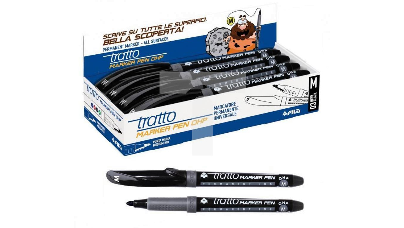 Tratto - Marker permanentny M-4,2 mm Czarny / 806703 – LYRA | TIM SA