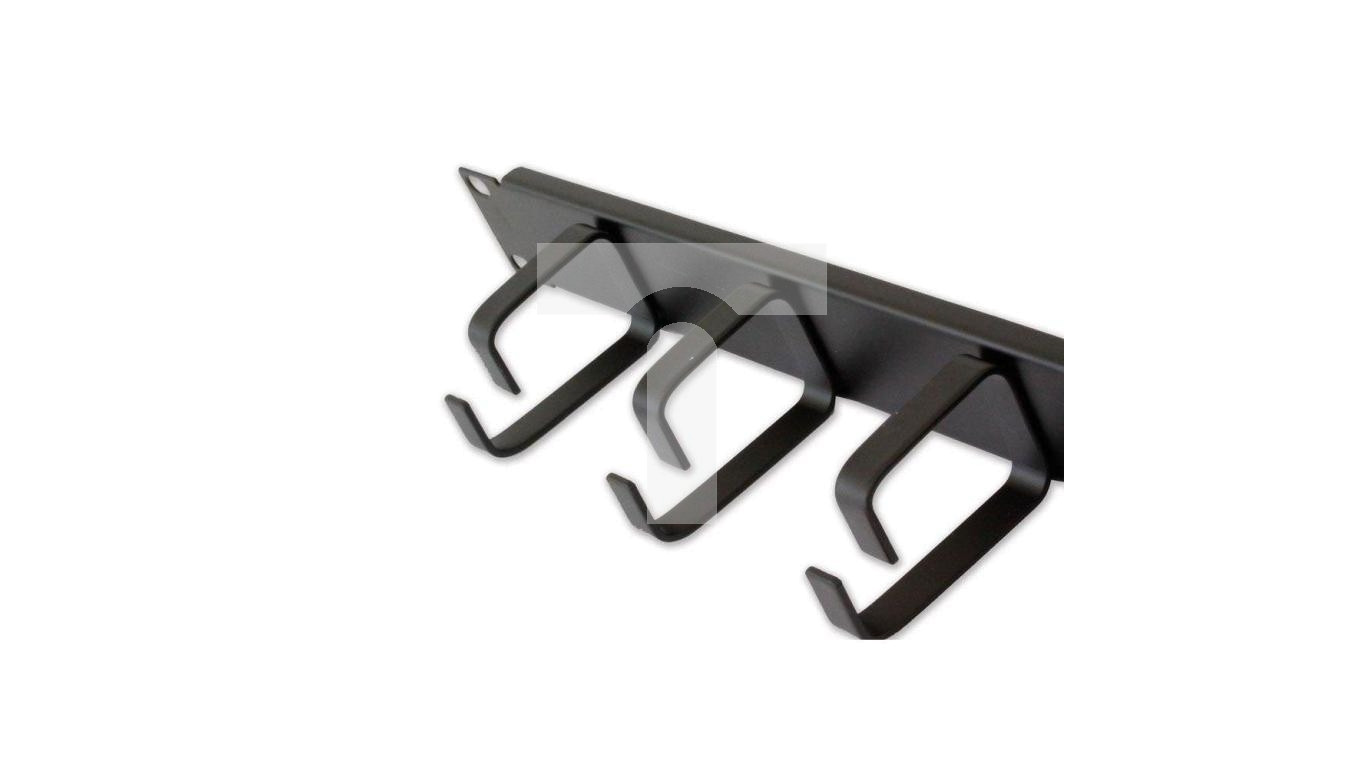 Uchwyt organizer kabli 1U do szafy Rack 19 Cali 5 Pierścieni I-CASE ...