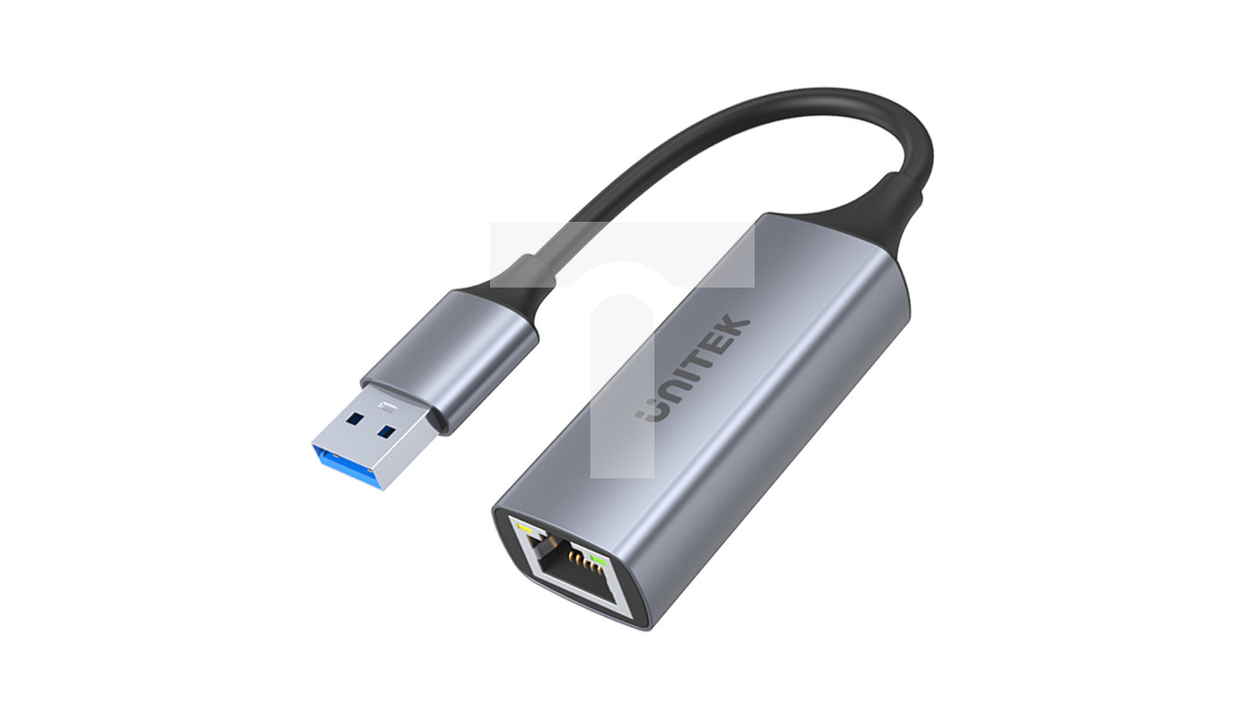 UNITEK Adapter sieciowy USB 3.1 A / Gigabit Ethernet RJ45 8p8c (wtyk ...