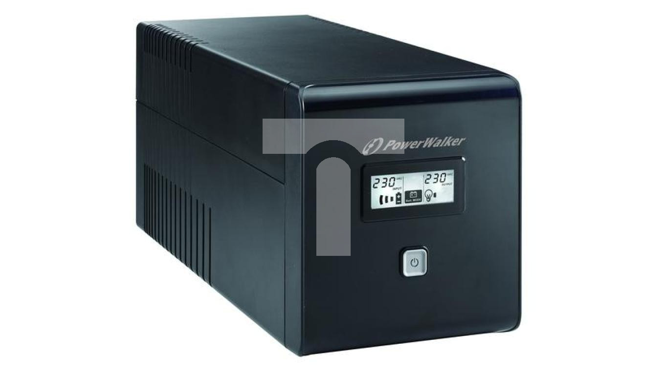 UPS POWERWALKER LINE-INTERACTIVE 1000VA 2xSCHUKO + 2xIEC OUT, RJ11/RJ45 ...