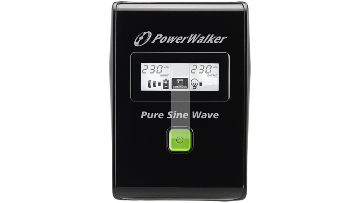UPS POWERWALKER LINE-INTERACTIVE 800VA/480W 2x230V SCHUKO, RJ11/45 we ...