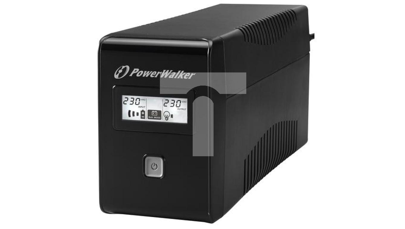 UPS POWERWALKER LINE-INTERACTIVE 850VA 2xSCHUKO OUT, RJ11 IN/OUT, USB, LCD VI 850 LCD – Power ...