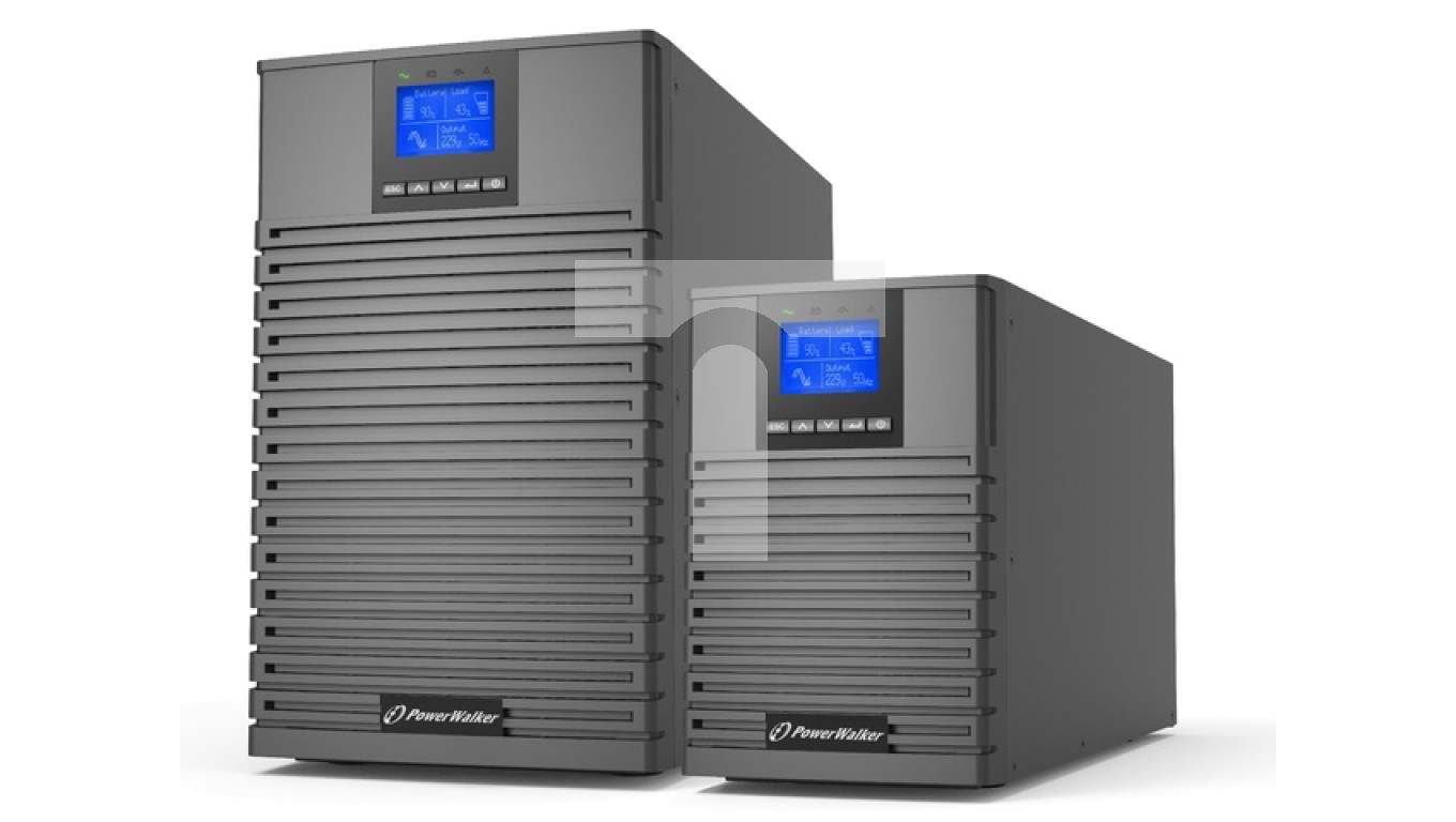 UPS POWERWALKER ON-LINE 1/1 FAZY 1000VA ICT IOT PF1 USB/RS-232, 4X IEC ...