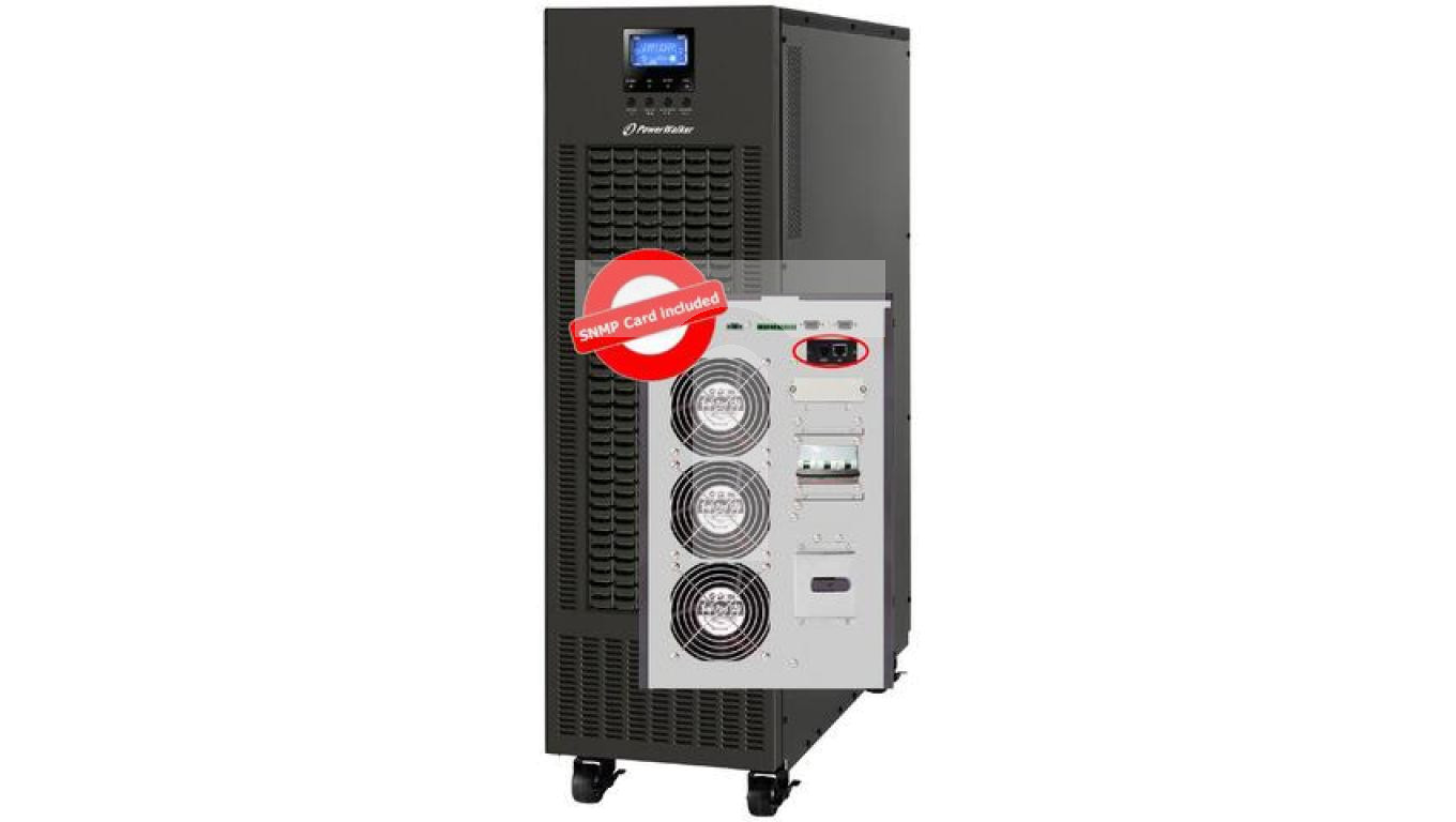 UPS POWERWALKER ON-LINE 3/3 FAZY CPG PF1 10 KVA, TERMINAL OUT, USB/RS ...