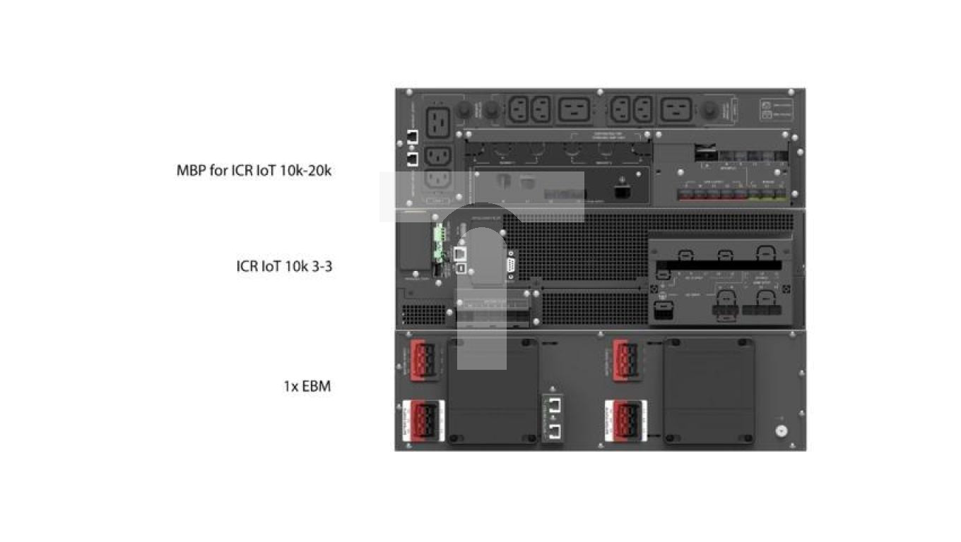 UPS POWERWALKER RACK VFI 10000 ICR IOT 3/3 ON-LINE 10KVA TERMINAL RJ-45 ...