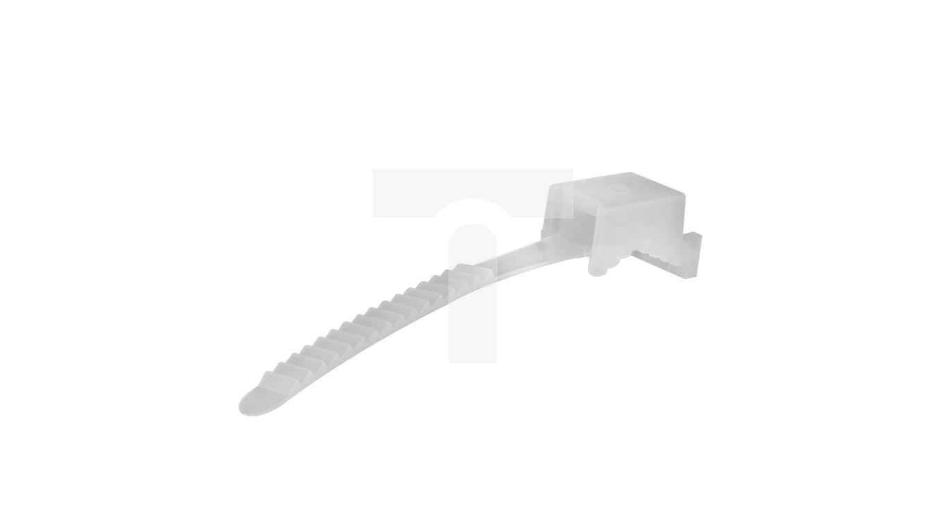 Uchwyt paskowy UP-30 biały opaska fi:14-30mm do kabli i rur ...