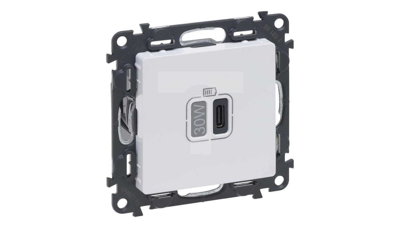 VALENA LIFE ładowarka USB typ C 30W biały 753155 – LEGRAND | TIM SA