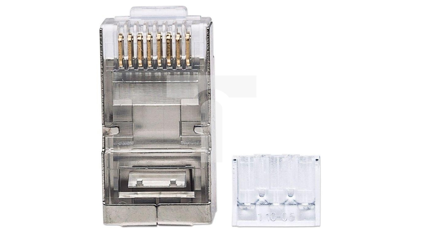 Wtyk RJ45 8P/8C STP CAT6A na linkę/drut linia PRO 790505 /70szt ...