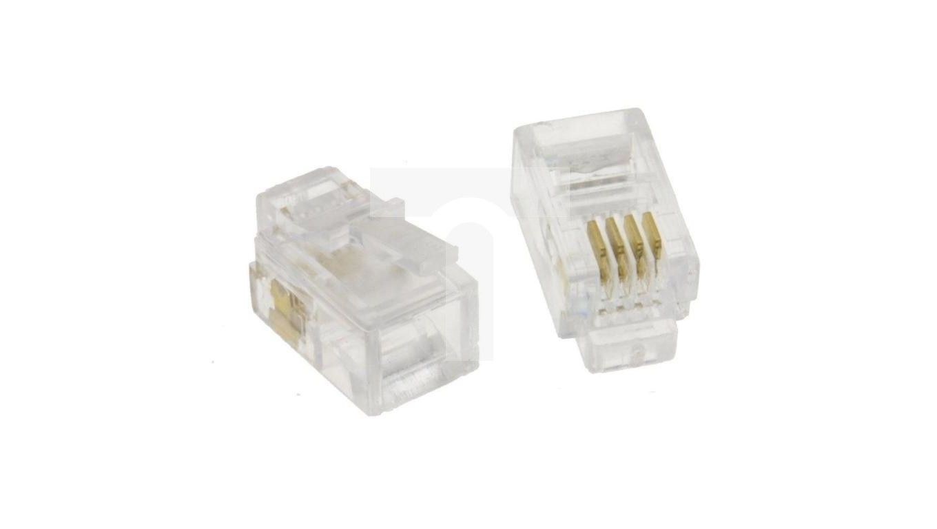 WTYK TELEFONICZNY RJ10 4P/4C OPAKOWANIE 10 SZT. – INTELLINET | TIM SA