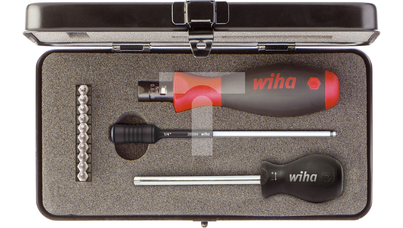 Wiha Wkrętak dynamometryczny TorgueVario-S electric w zestawie TORX, TORX PLUS 13-cz. z ...