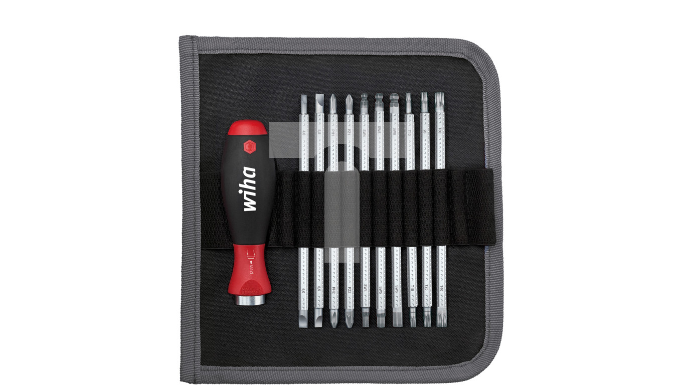 Wiha Wkrętak z trzonami wymiennymi zestaw SYSTEM 6 mieszany 11-cz ...