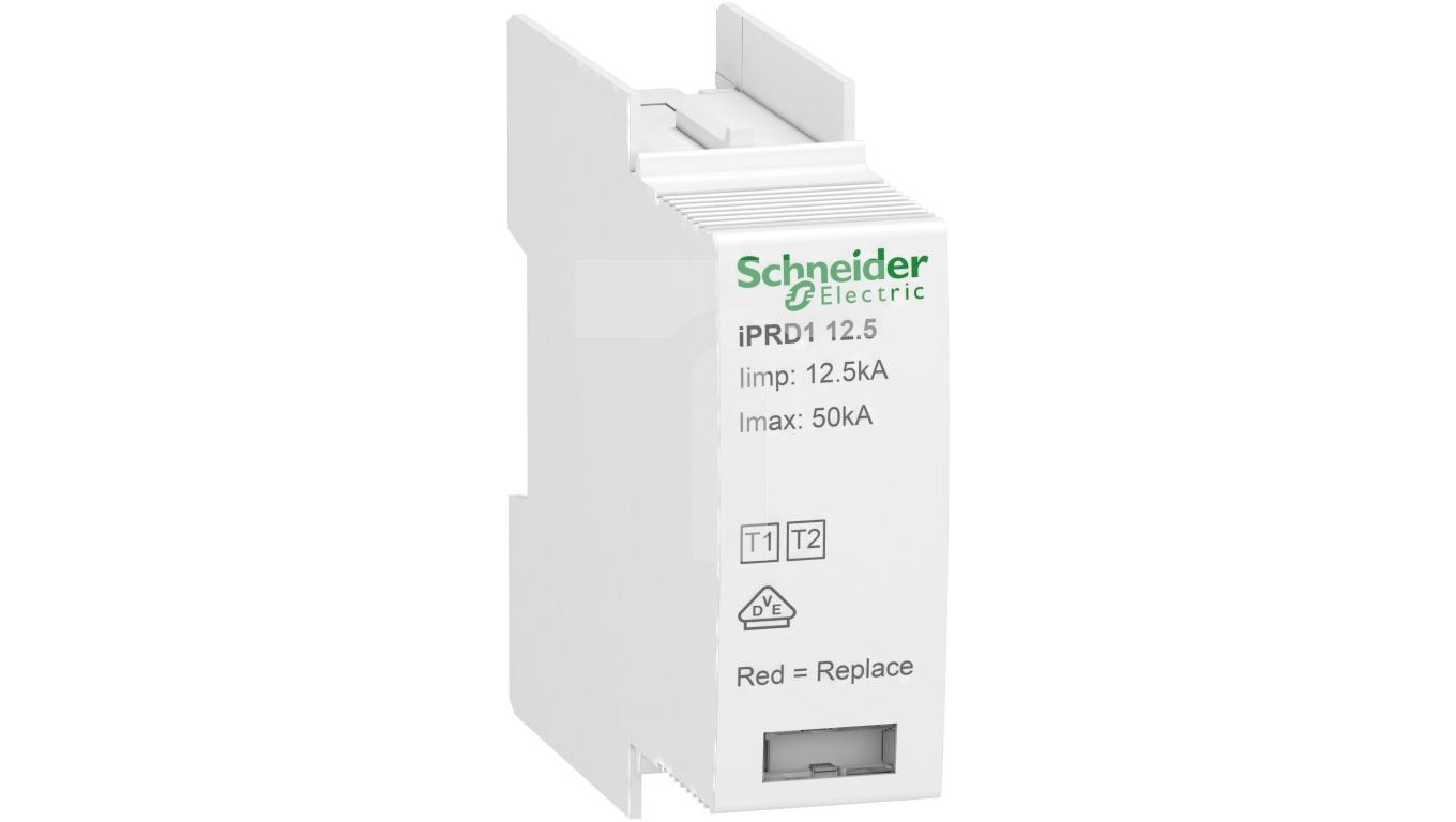 Wkład wymienny ogranicznika przepięć iPRD1 Typ T1+T2 12.5R-T12 A9L16082 – Schneider | TIM SA