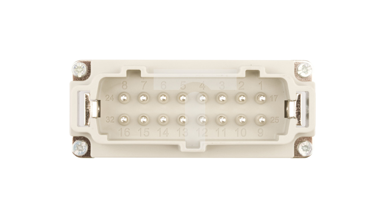 Wkład złącza 16P+PE męski 16A 500V EPIC H-BE 16 SS DR 10194000 – LAPP ...