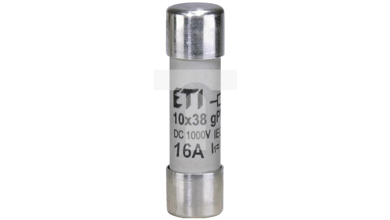 Wkładka bezpiecznikowa cylindryczna PV 10x38mm 16A gPV 1000V DC CH10 ...