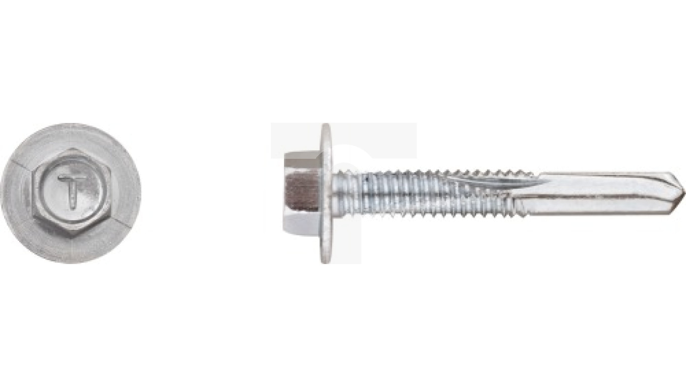 Wkręt samowiercący do 12 mm w konstrukcji stalowej typ ONP 5,5x32 mm ocynk ONP-55032 100 szt ...