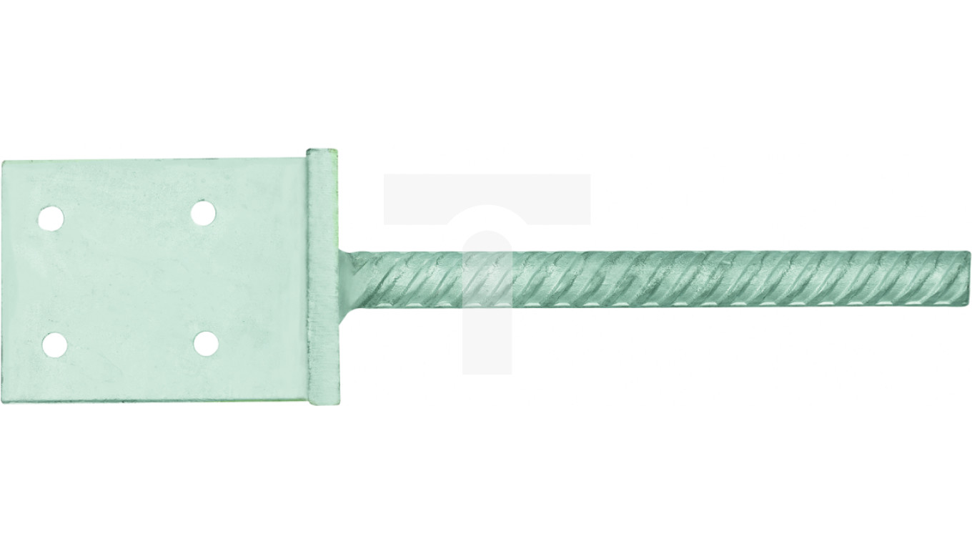 Wspornik słupa do zabetonowania z teownikiem - kształt I FI 20X200 D-TA ...