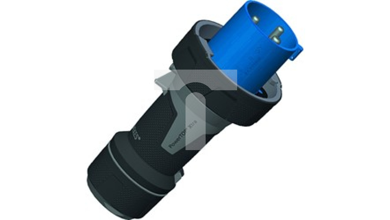 Wtyczka PowerTOP Xtra 63A 3p 6h 230V IP67 zaciski śrubowe styki ...
