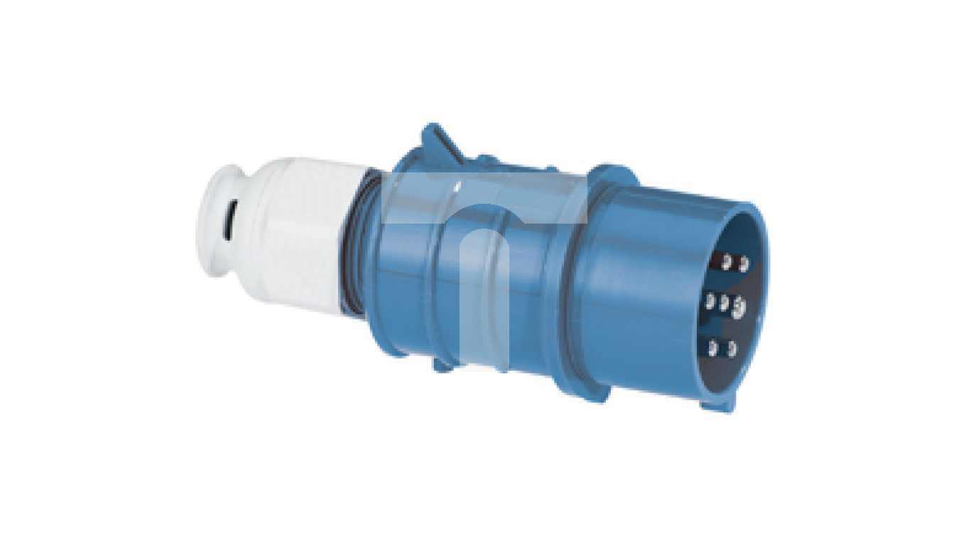 Wtyczka TE z zintegrowanym zadławieniem MULTI-GRIP 32A 7p 230V 9h IP44 ...