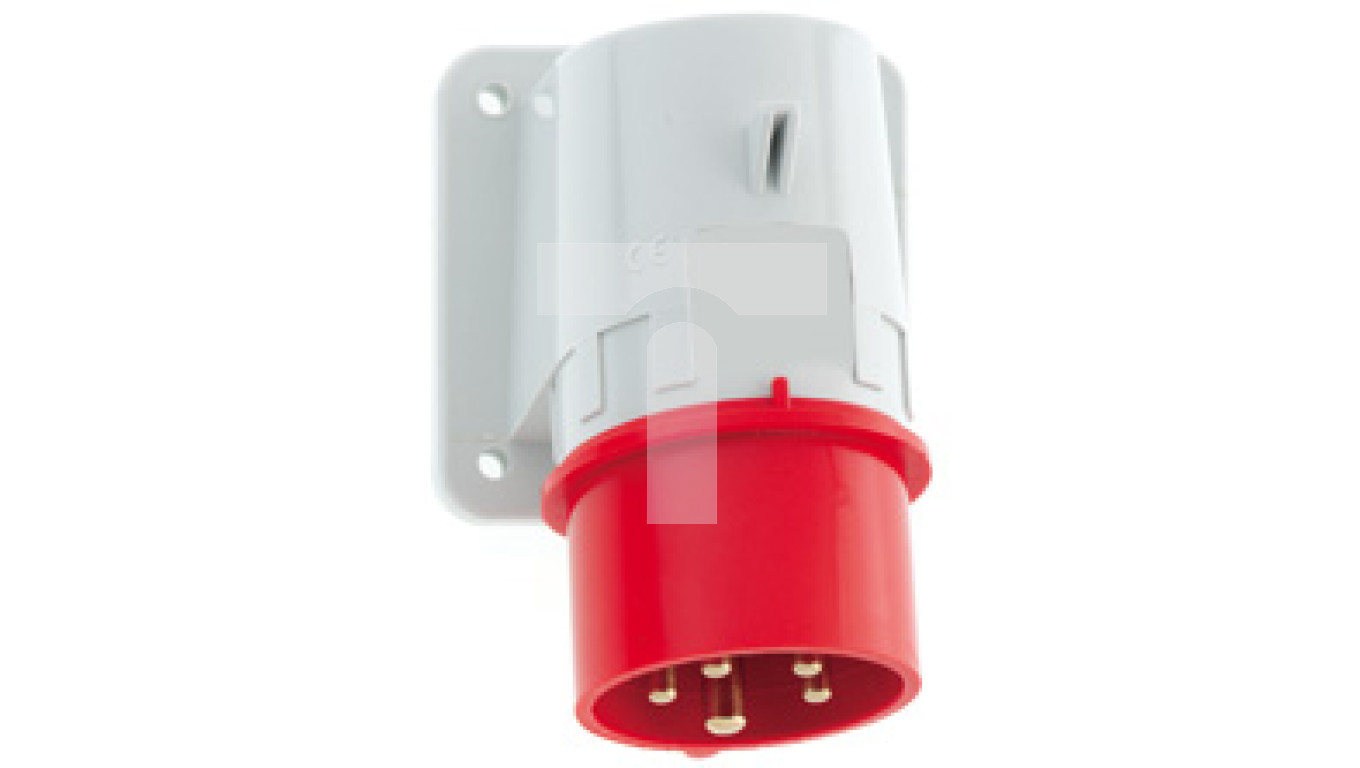 Wtyczka maszynowa odbiornikowa Quick-Connect TE 16A 5p 400V 6h IP44 ...