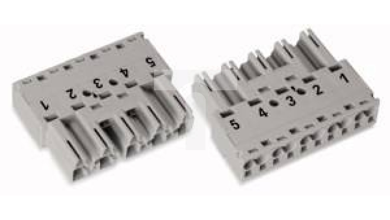 Wtyk 5-torowy szary WINSTA 770-255 /50szt./ – WAGO | TIM SA