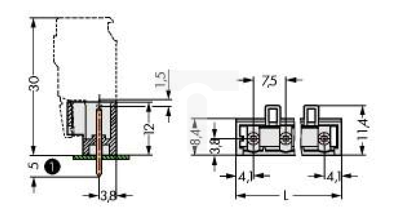 Wtyk MCS-MIDI Classic 4-biegunowy jasnoszary raster 7,5mm 721-264/001-000 /100szt./ – WAGO | TIM SA