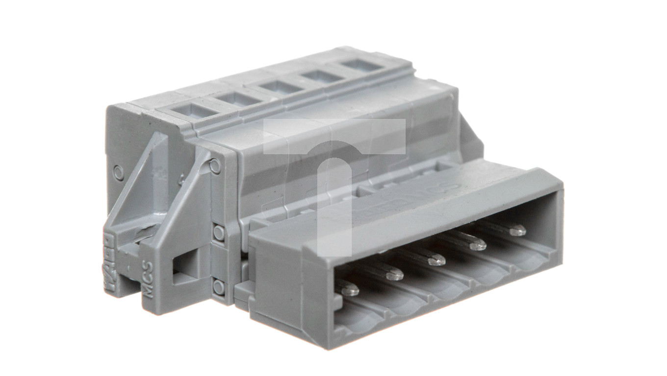 Wtyk MCS-MIDI Classic 5-biegunowy szary raster 5mm 231-605/019-000 ...