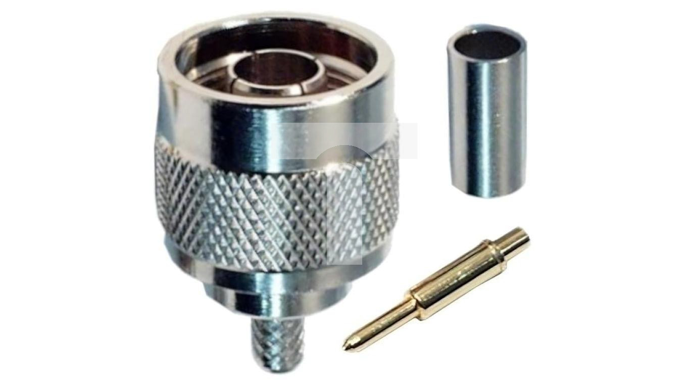 Wtyk koncentryczny N 50ohm zaciskany na przewód RG58 – SPEC KABLE | TIM SA