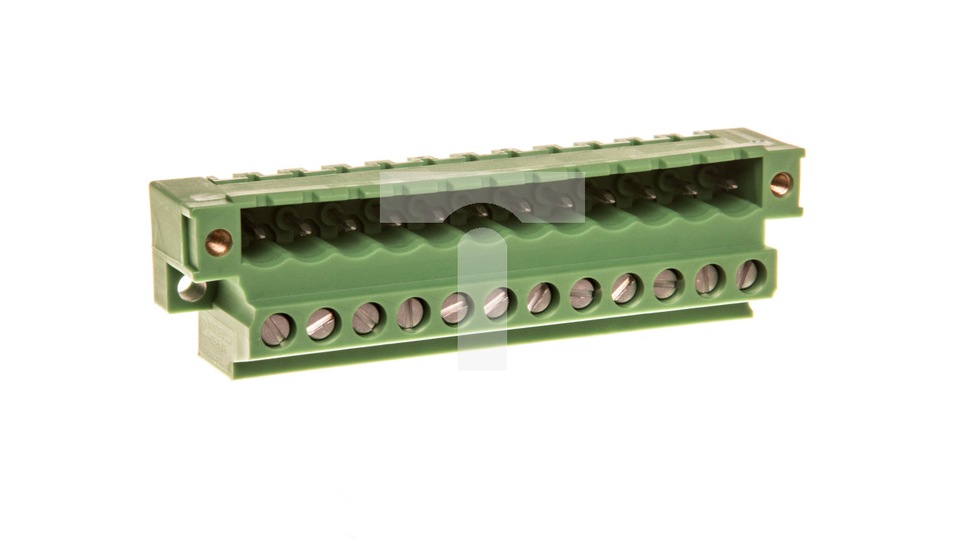Wtyk śrubowy do płytek drukowanych 12P zielony MVSTBU 2,5/12-GFB-5,08 1788444 – PHOENIX CONTACT ...