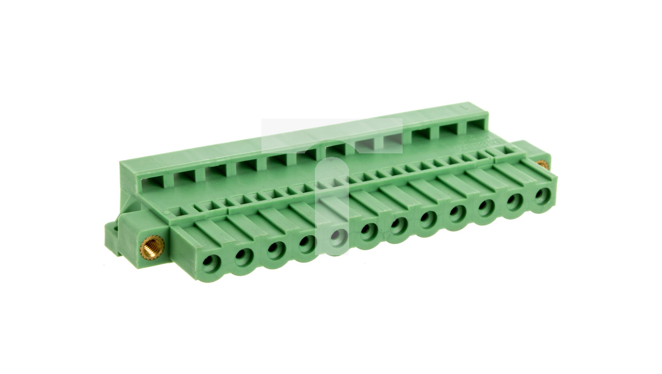Wtyk zaciskowy do płytek drukowanych 12P zielony MSTBC 2,5/12-STZFD-5,08 1809378 /50szt ...