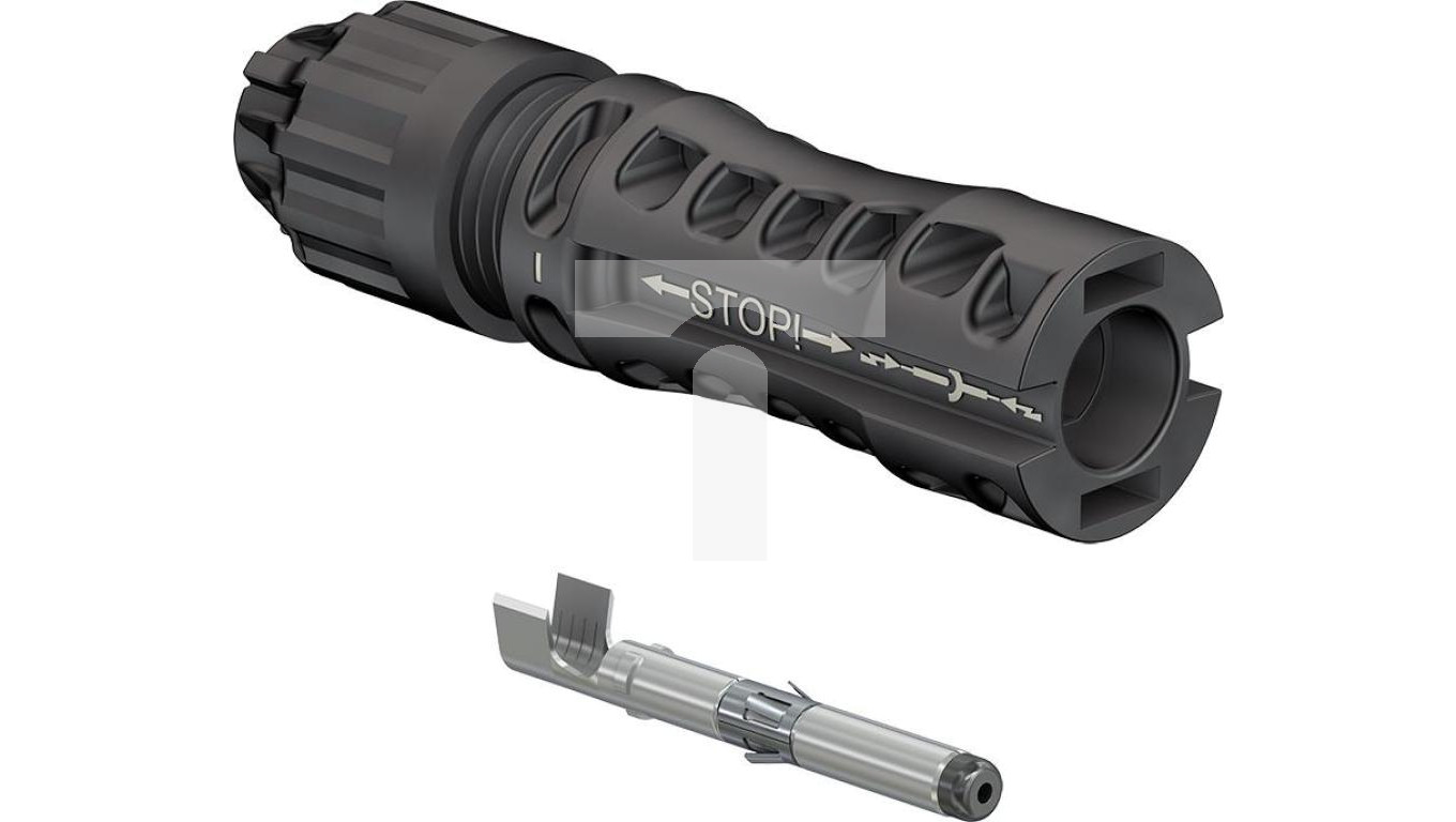 MC4 EVO2A, wtyk męski, złącze dla przewodu 4/6mm2 fi=4,7-6,4mm Staubli (Multi Contact ...