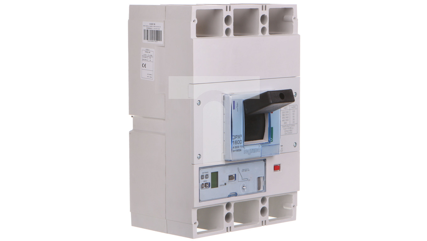 Wyłącznik mocy 1600A 3P 50kA DPX3 1600 S2 422315 – LEGRAND | TIM SA